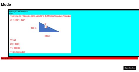 Teste Div Codesandbox