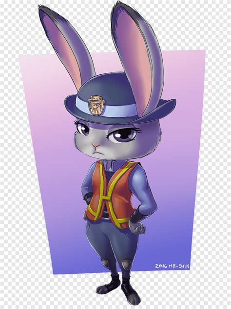Lt Judy Hopps Nick Wilde Film Animasi Fan Art Rabbit Judy Hopps