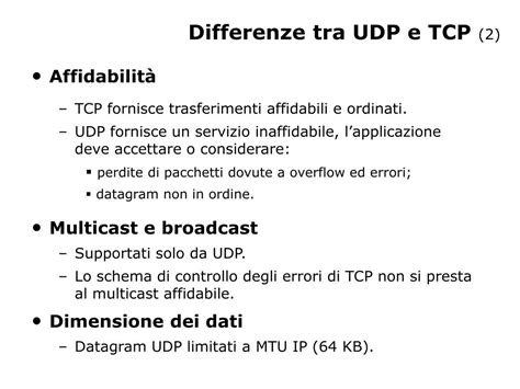 PPT Differenze Tra UDP E TCP PowerPoint Presentation Free Download ID