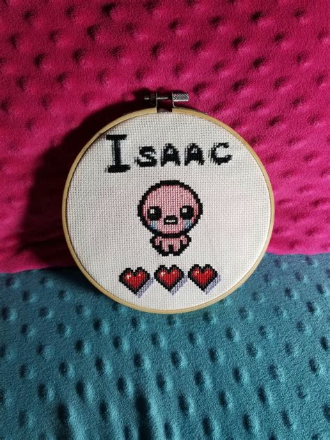 Binding Of Isaac Cross Stitch Pattern Isaac Character Etsy