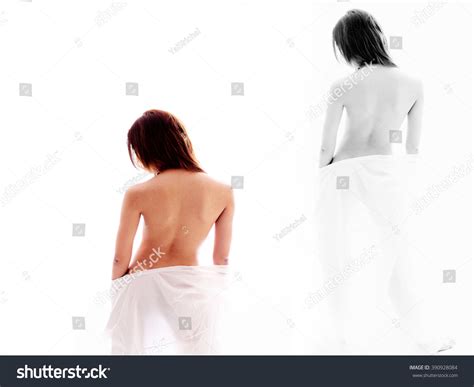 Sexy Woman White Background Stock Photo 390928084 Shutterstock
