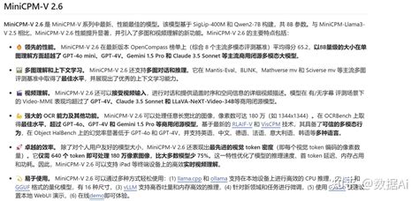 minicpm v2 6图像识别模型全新上线 知乎