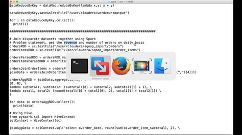 hadoop certification cca pyspark 01 joining data sets using python youtube