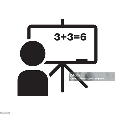 Math Class Icon Vector Sign And Symbol Isolated On White Background Math Class Logo Concept