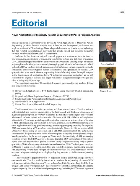 pdf novel applications of massively parallel sequencing mps in forensic analysis