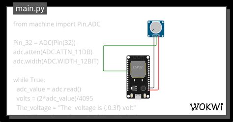 Use Of A Potentionmeter Wokwi Esp32 Stm32 Arduino Simulator