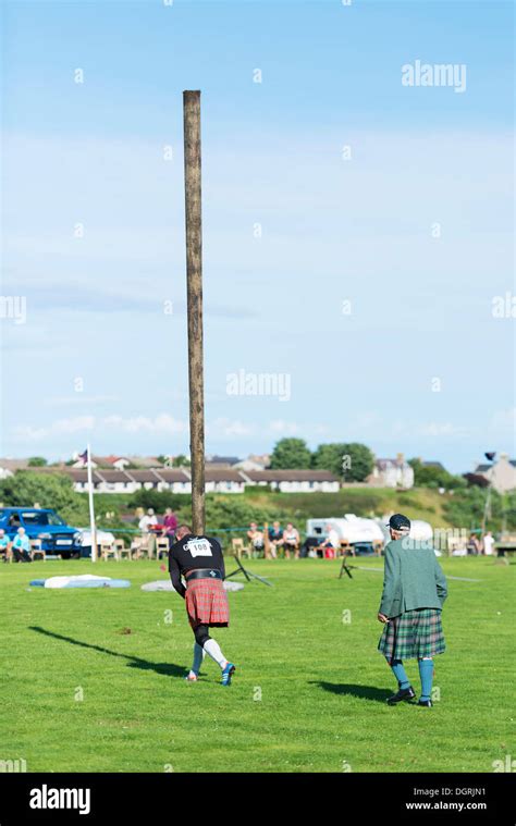 Caber Toss Highland Games Banque De Photographies Et Dimages à Haute