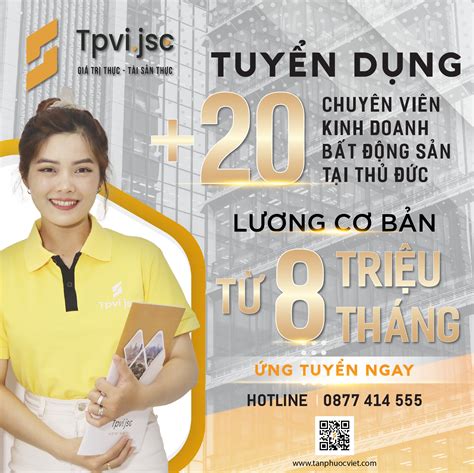 Tuyển Dụng Tân Phước Việt Bất Động Sản Bình Phước Mua Bán Đất Uy Tín