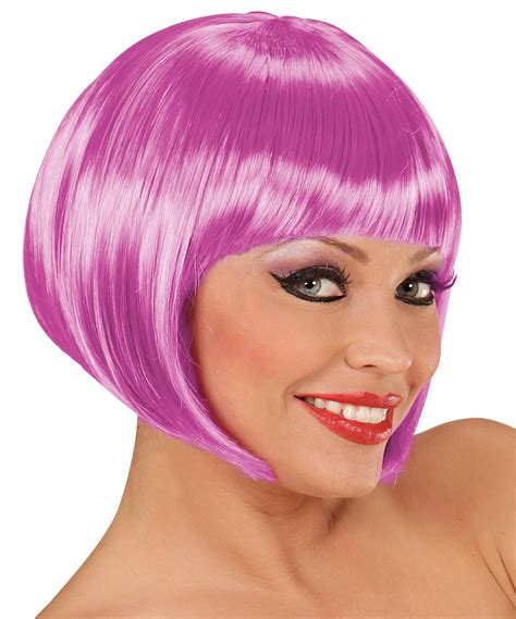 Perruque violette pas chère Perruque de déguisement P20361 Atelier Mascarade
