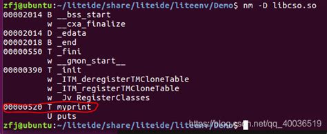 Linux下调用动态库so Ld能找到库文件但是找不到对应的函数，undefined Reference To `myprint‘，用nm