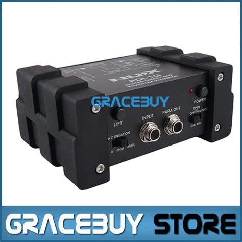 Buy Black Nux Di Box For Acoustic Electric Bass