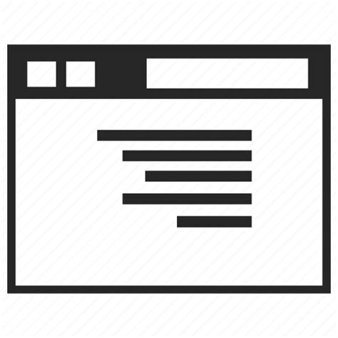 Align Application Browser Right Software Text Window Icon