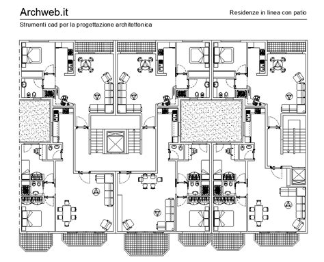 29x20m Row House Plan Is Given In This Autocad Drawing Model Download Now Cadbull