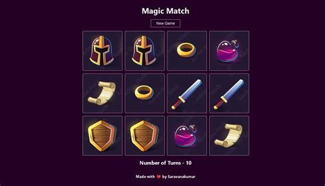 Github Saravana68memory Game React App A Mini Game Developed Using Reactjs Based On User Memory