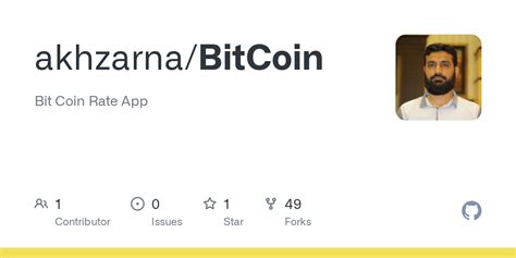 Github Akhzarna Bitcoin Bit Coin Rate App