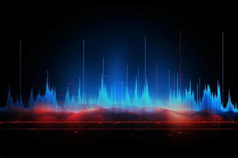 Premium Ai Image Set Of Seismic Waves Oscillation Earthquake Waveform With Random Frequency