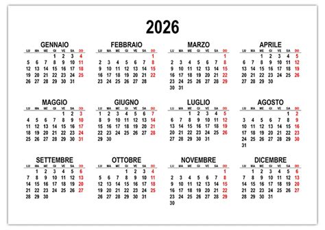 Calendario 2025 Con Festivita Ticino