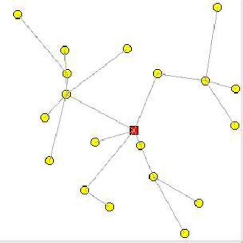 Sample Of A Randomly Deployed Connected Network In A 300x300 Square