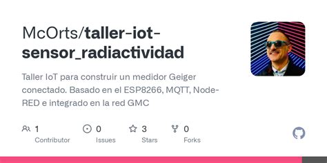 Github Mcortstaller Iot Sensorradiactividad Taller Iot Para