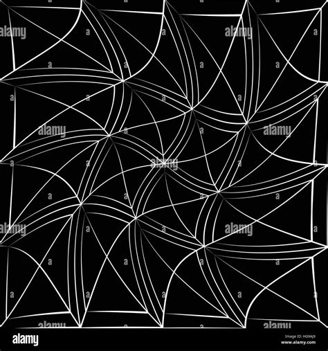 Grid Pattern With Deformation Effect Abstract Monochrome Background Stock Vector Image And Art