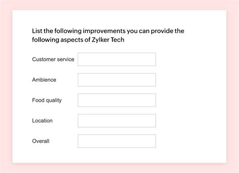 Question Types In Zoho Survey A Comprehensive Guide Zoho Survey