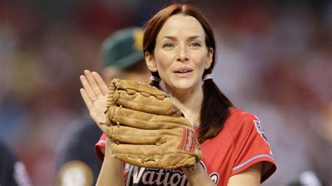 Annie Wersching At 2009 All Star Legends And Celebrity Softball Game Annie Wersching