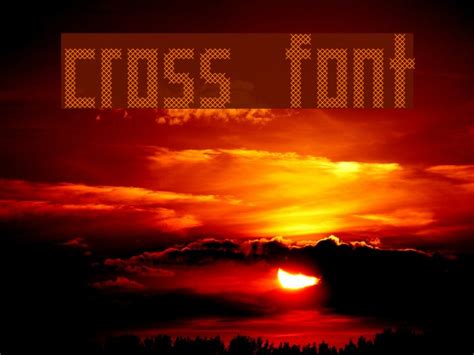 Cross Font FFonts Net