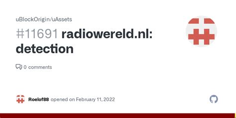 radiowereld nl detection · issue 11691 · ublockorigin uassets · github