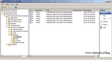 bulk import computers into the mdt database using powershell adrian