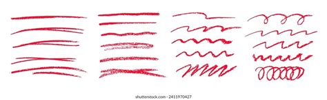 Red Underlines Strikethrough Strokes Over 94 Royalty Free Licensable