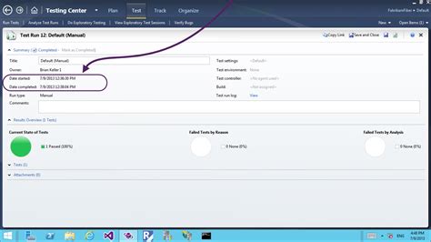 Testing How To Track Time Spent On Tests In Tfs Stack Overflow