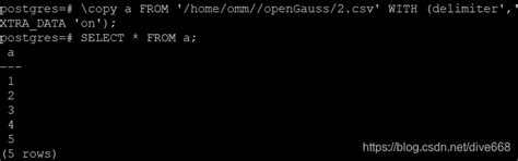 【opengauss】gsql客户端工具（一）实验介绍andandgsql客户端工具 gsql f csdn博客