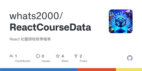 Github Whats Reactcoursedata React