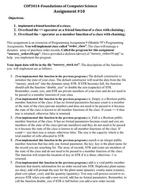 Solved Cop3014 Foundations Of Computer Science Assignment
