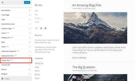 How To Change The Footer Text Support Center