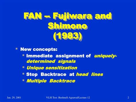 Ppt Lecture 12 Advanced Combinational Atpg Algorithms Powerpoint