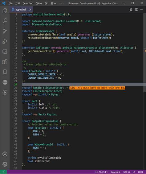 Hidl Syntax Visual Studio Marketplace