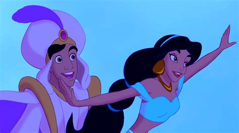 Disney Princess Jasmine And Aladdin Kiss
