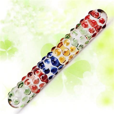 High Borosilicate Glass Dildos Large Particle Glass Masturbation Device For Male And Female