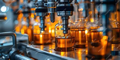 Closeup View Of Peptide Synthesis In Automated Machine Featuring Reaction Columns Concept