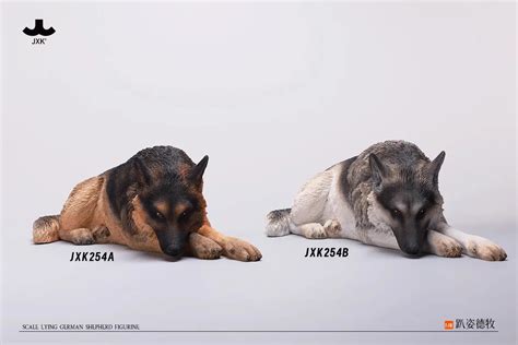 Jxk Jxk254 1 6 модель немецкой овчарки имитация животных настольное украшение подходит для 12