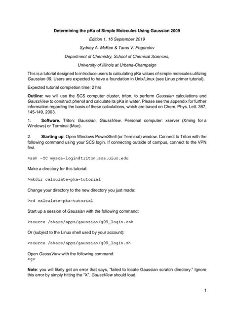 Pka Estimations Tutorial Web Pdf Acid Dissociation Constant Solvation