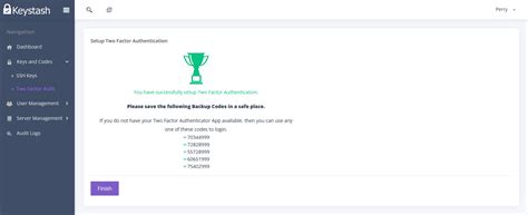 Two Factor Authentication Keystash Documentation