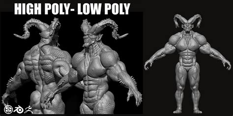 Character 3d Model Character 3dmodel High And Low Poly Character Model