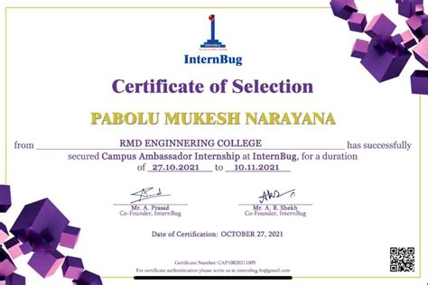 pabolu mukesh narayana on linkedin internbug