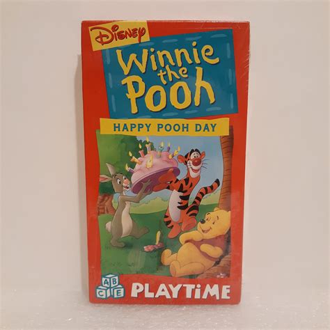 Winnie The Pooh Happy Pooh Day Playtime Series Vintage Vhs Etsy