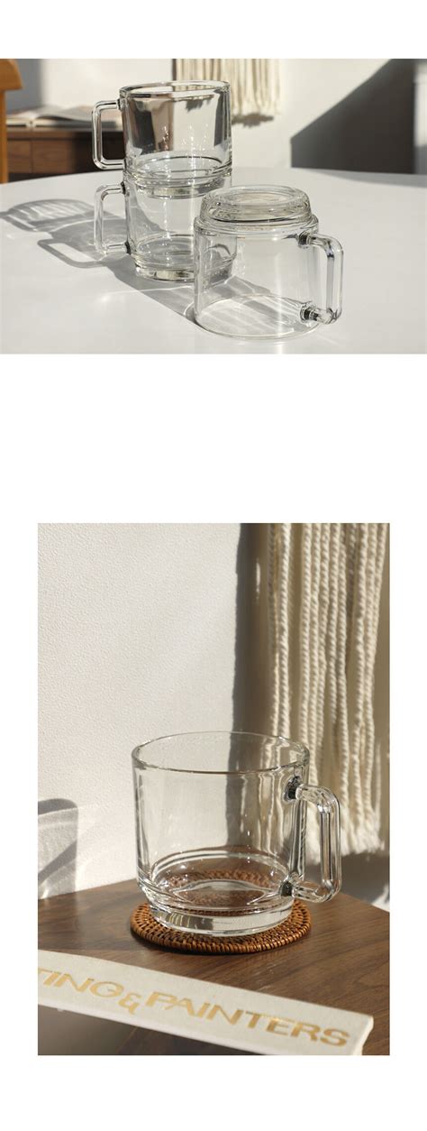 케라 대용량 유리머그 유리컵 카페컵 485ml 감도 깊은 취향 셀렉트샵 29cm