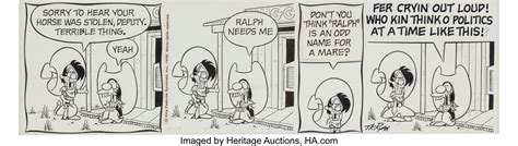Tom K Ryan Tumbleweeds Daily Comic Strip Original Art Dated Lot 94525 Heritage Auctions