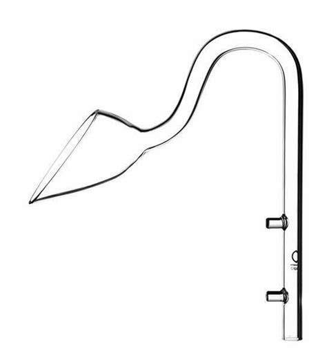 Cal Aqua Labs Efflux G2 13mm Glass Outflow Lily Pipe Gla