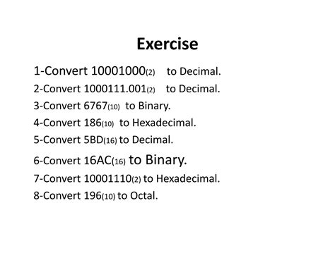 Numbering System Base Conversion Pdf Computing Technology And Computing